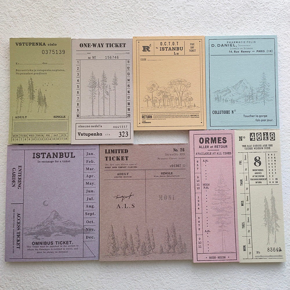 Travel Decorative Memo Papers for Scrapbook and Art Journal – ViVi ...