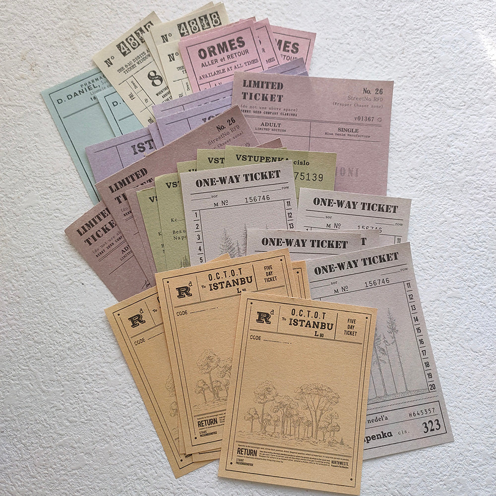 Travel Decorative Memo Papers for Scrapbook and Art Journal – ViVi ...