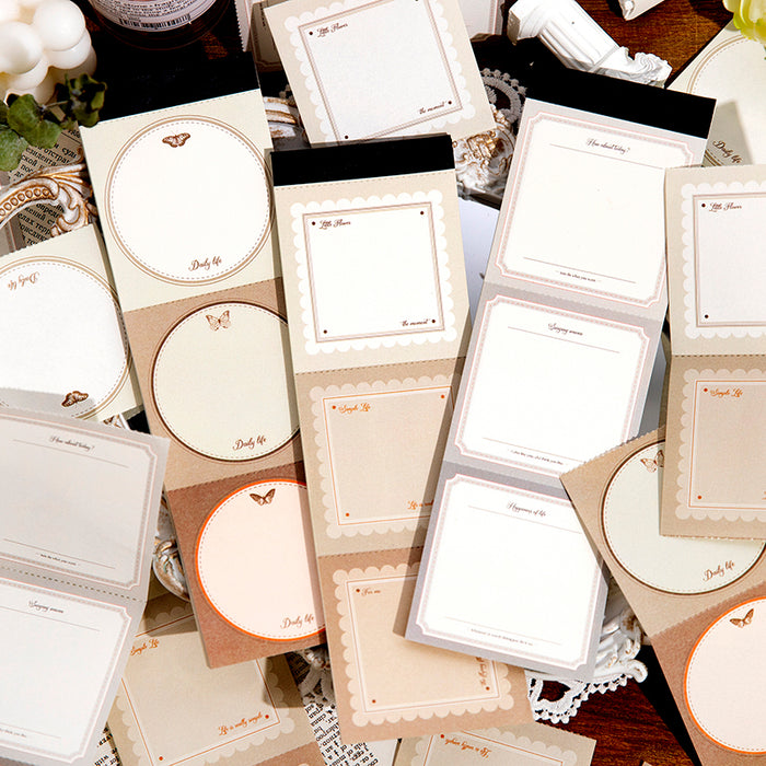 MGZC Time Hertz Decorative Notepad for Scrapbooking and Art Journal ...