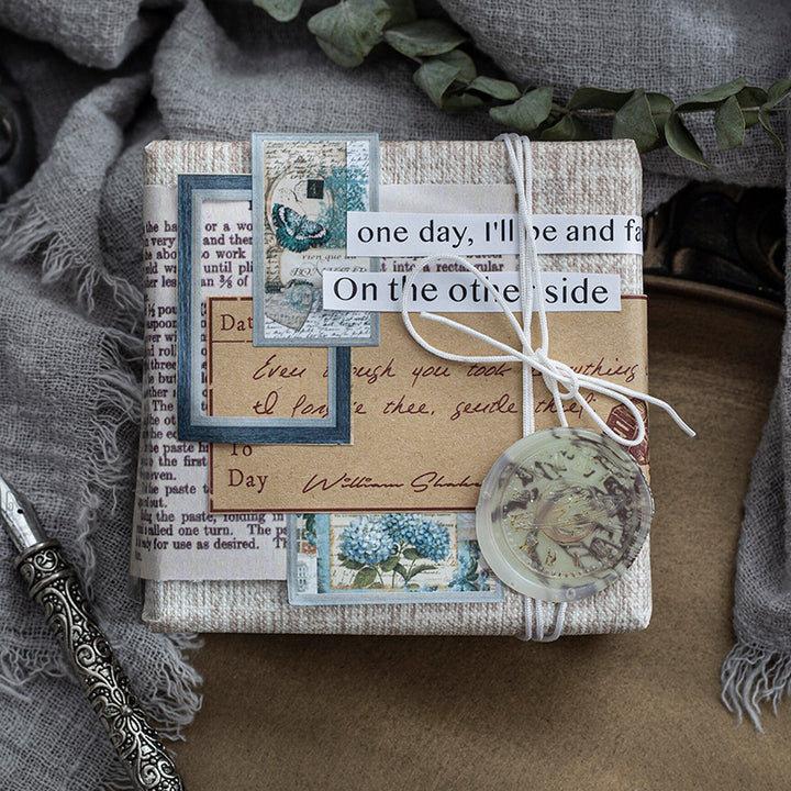 Vintage Master Letter Decorative Papers for Scrapbook and Art Journal ...