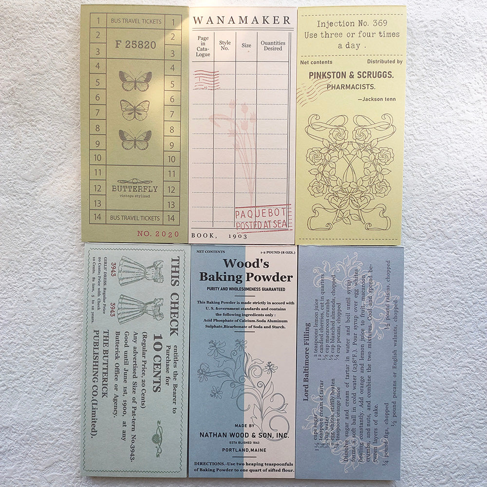 Vintage Memo Paper 60PCS for Scrapbook and Junk Journal – ViVi Stationery