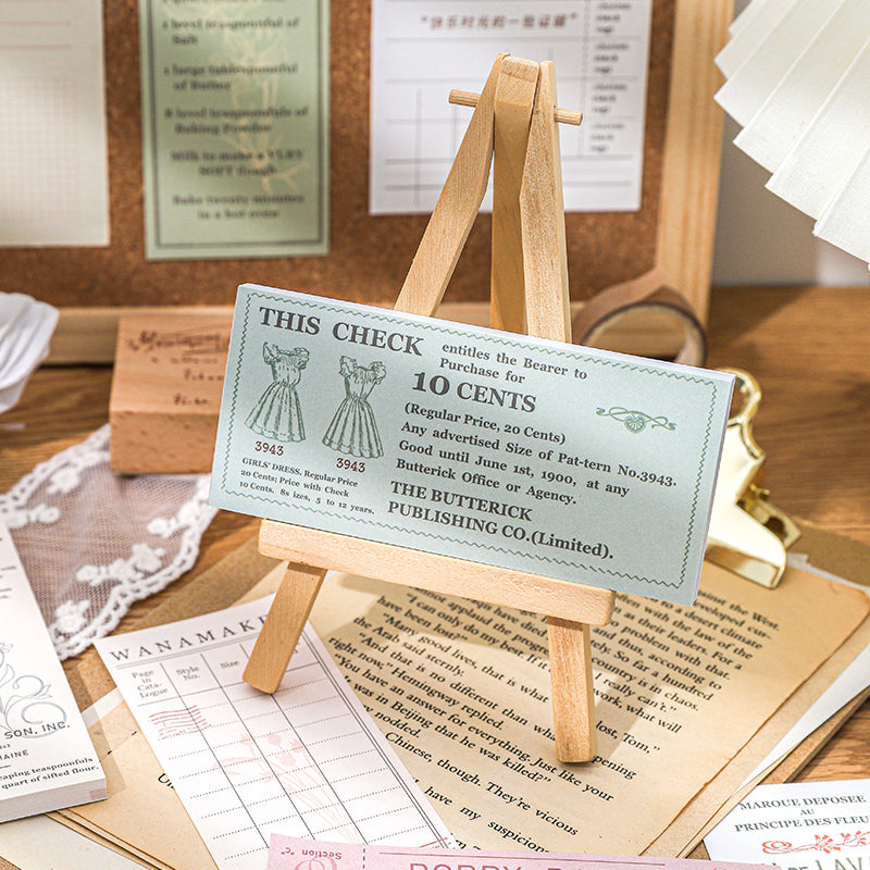 Vintage Memo Paper 60PCS for Scrapbook and Junk Journal – ViVi Stationery