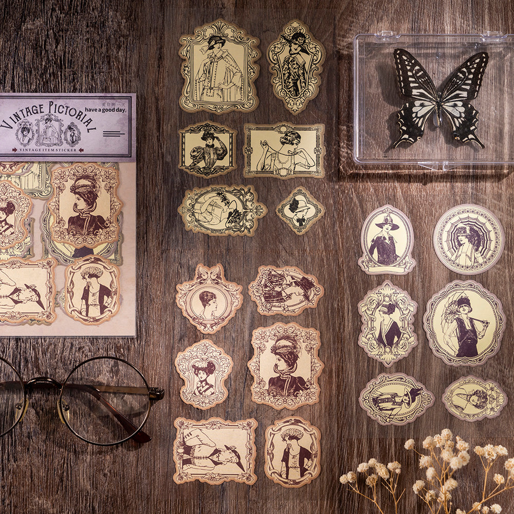 Vintage Pictorial Sticker for Scrapbooking and Junk Journal – ViVi ...
